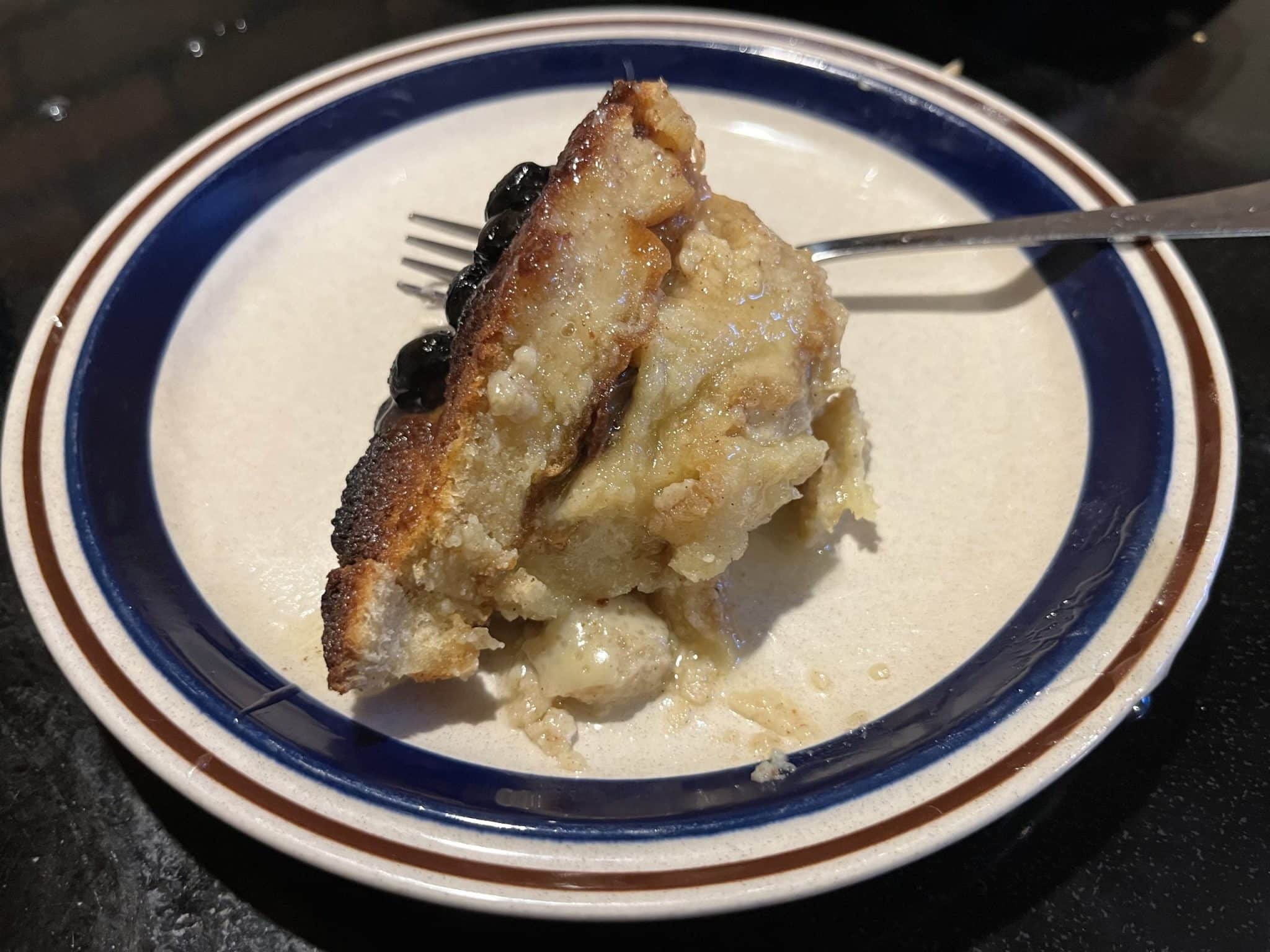 Bread and Butter Pudding with Irish Whiskey Sauce - Jim Brandstatter